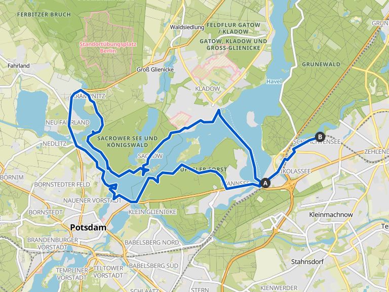 Fahrradtour wannsee potsdam sacrow kladow | Fahrradtour | Komoot